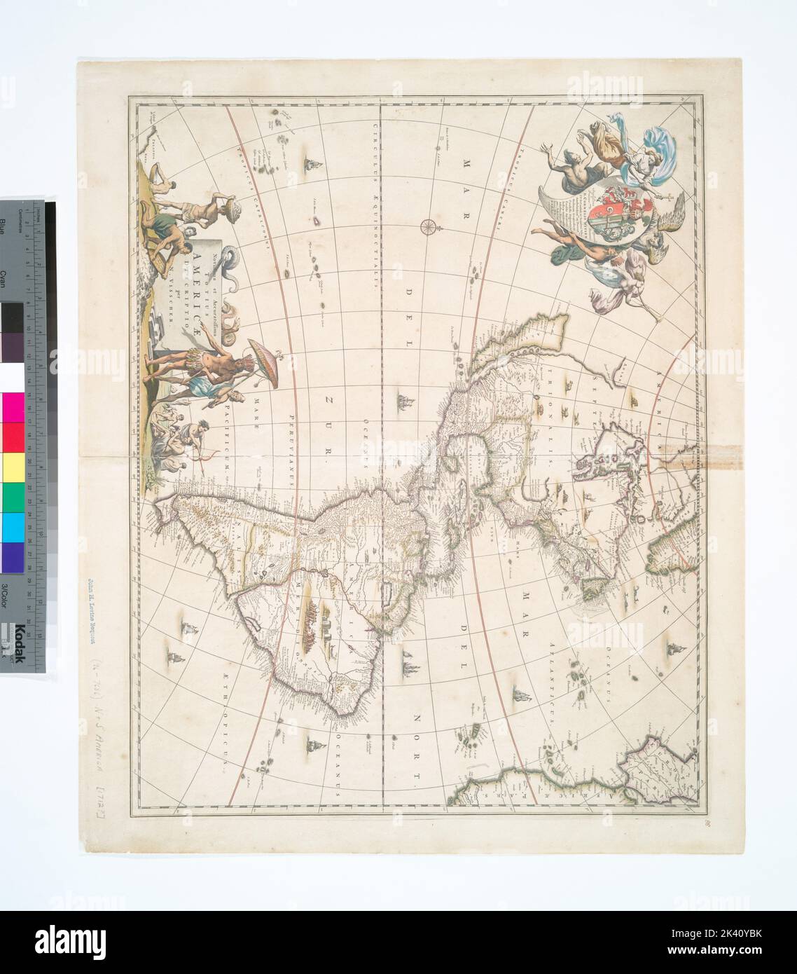Novissima et accuratissima totius Americae descriptio Cartographic ...