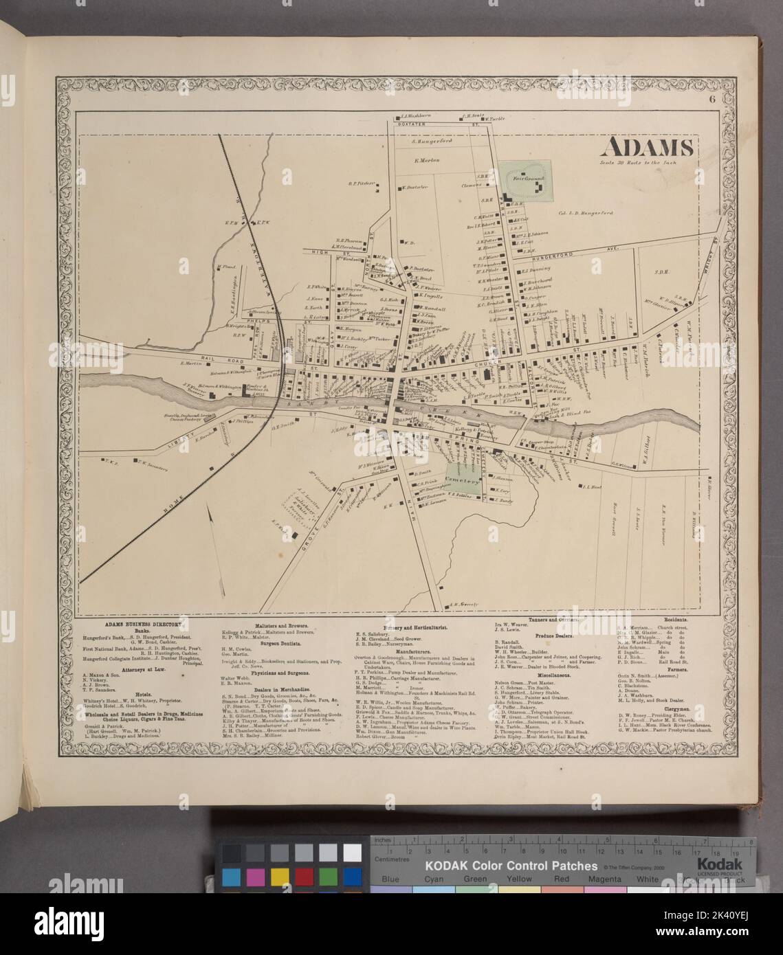 Adams Village; Adams Business Directory. Cartographic. Atlases, Maps ...
