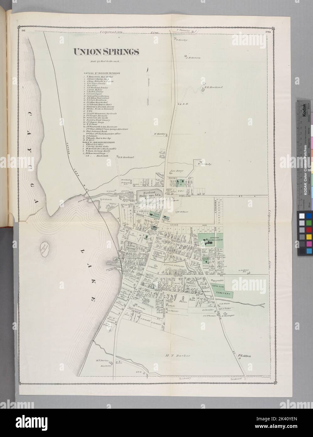 Map of union springs hi-res stock photography and images - Alamy