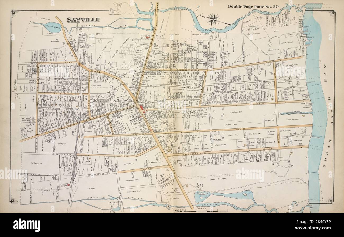 Sayville Cartographic. Atlases, Maps. 1915 - 1917. Lionel Pincus and ...