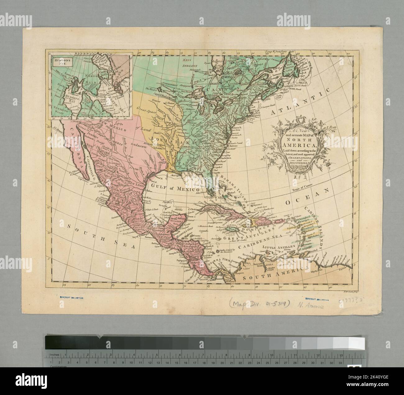 A new and accurate map of North America: laid down according to the ...