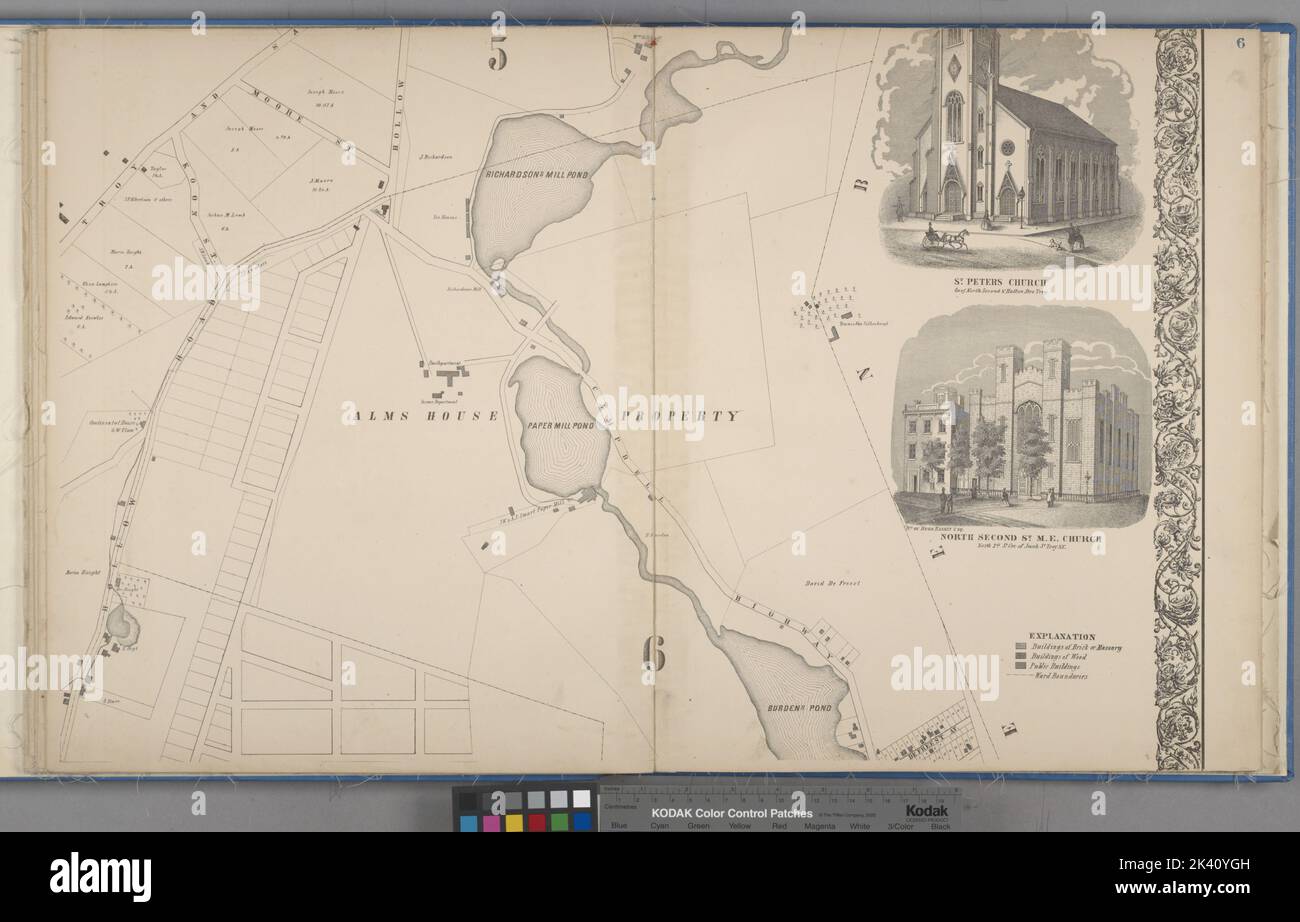 City of Troy cont.; St. Peters Church. ; North Second St. M.E. Church ...