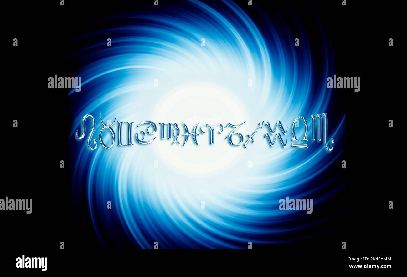 astrological background zodiac signs in blue color like astrology and ...