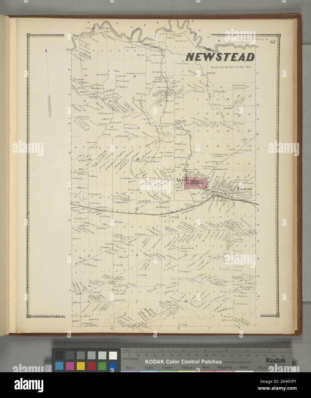 Newstead Township Cartographic. Atlases, Maps. 1866. Lionel Pincus and ...