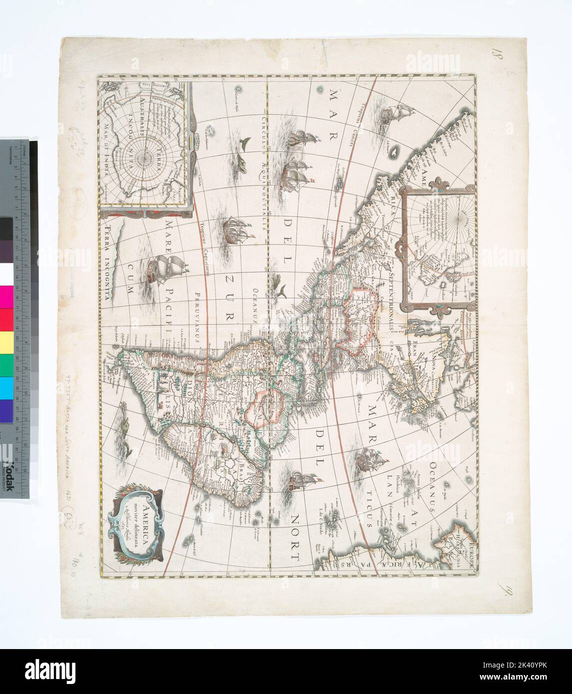 America noviter delineata Cartographic. Maps. 1633. Lionel Pincus and ...