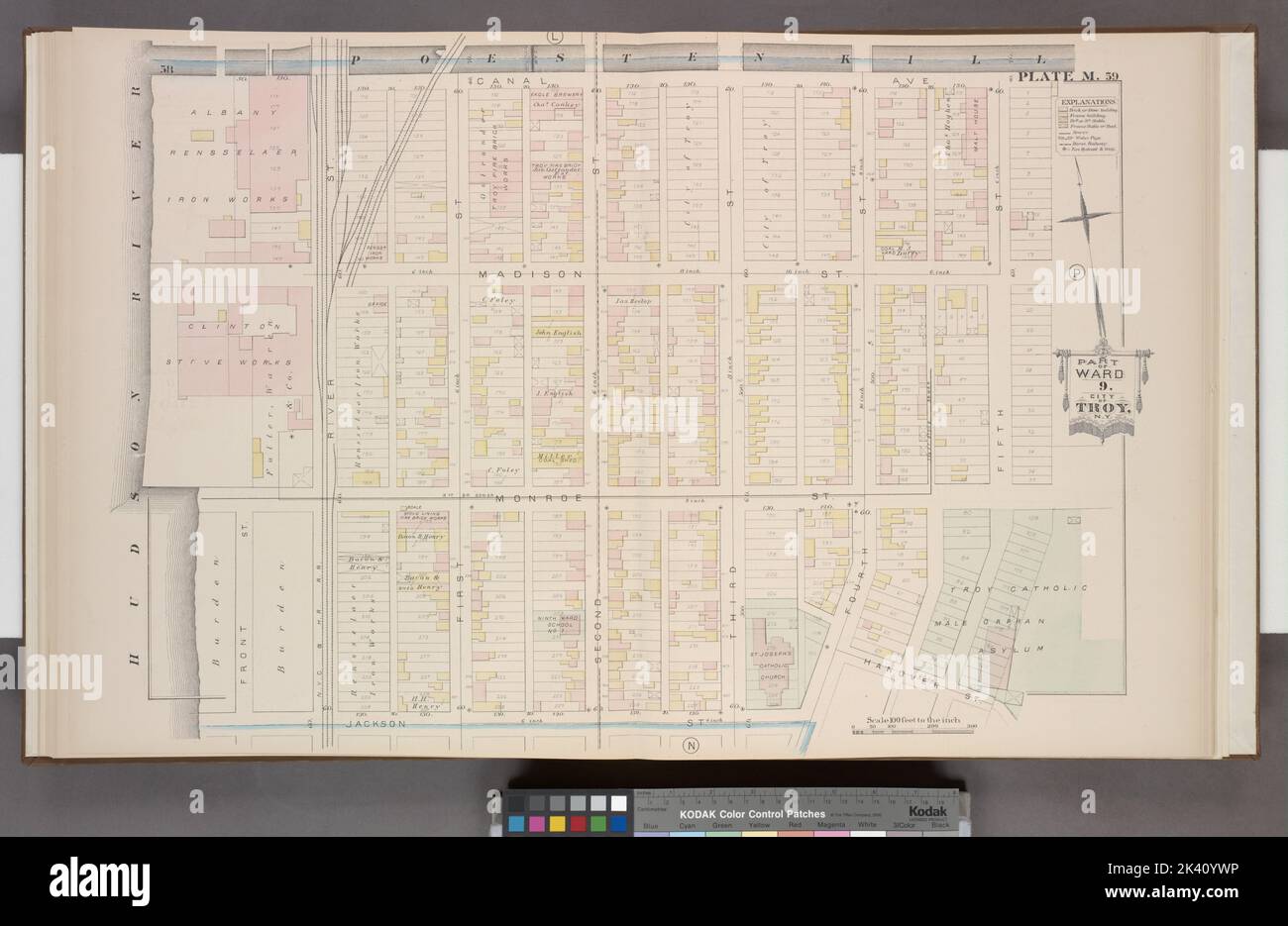 Part of Ward 9. Plate M. Cartographic. Atlases, Maps. 1881. Lionel ...