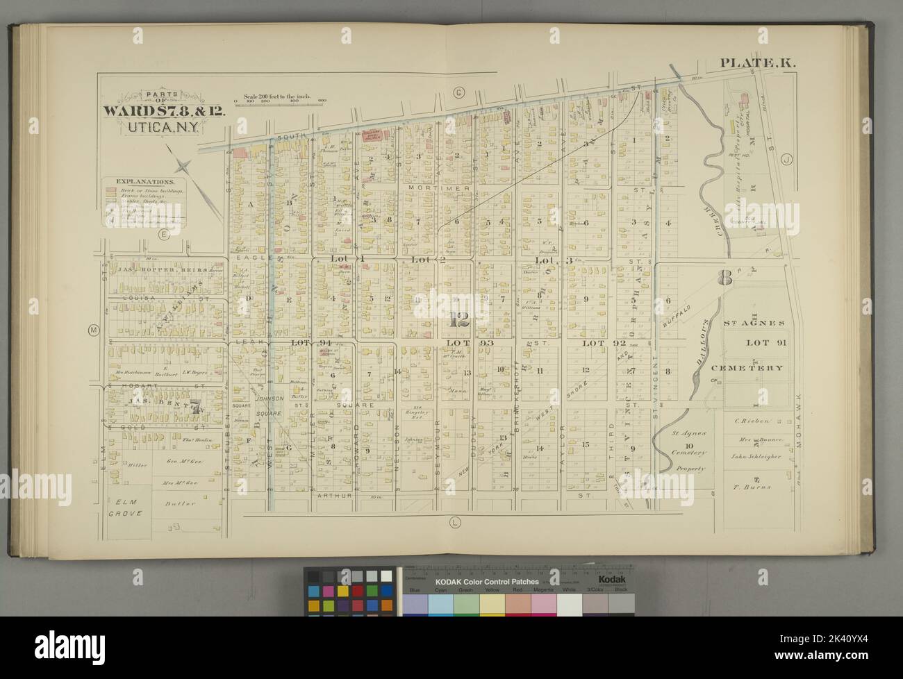 Parts of Wards 7. 8. & 12. Cartographic. Atlases, Maps. 1883. Lionel ...