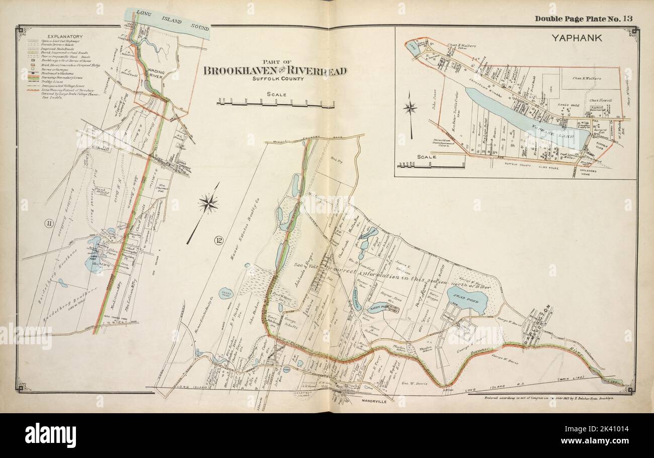 Map of riverhead hi-res stock photography and images - Alamy