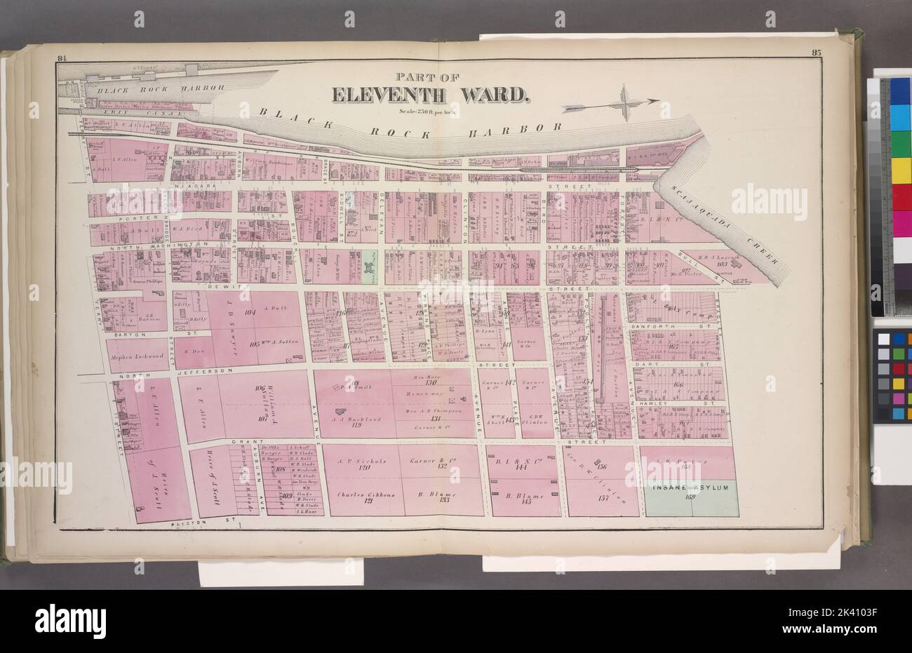 Part of Eleventh Ward. Cartographic. Maps. 1872. Lionel Pincus and ...