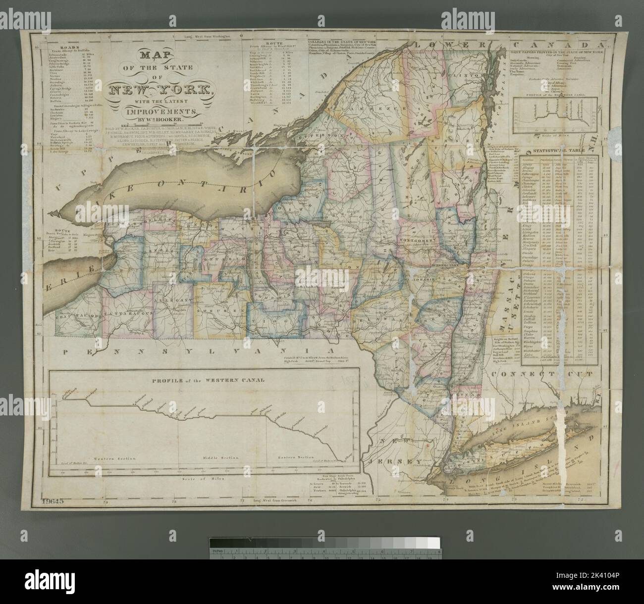 Map of the State of New York : with the latest improvements ...