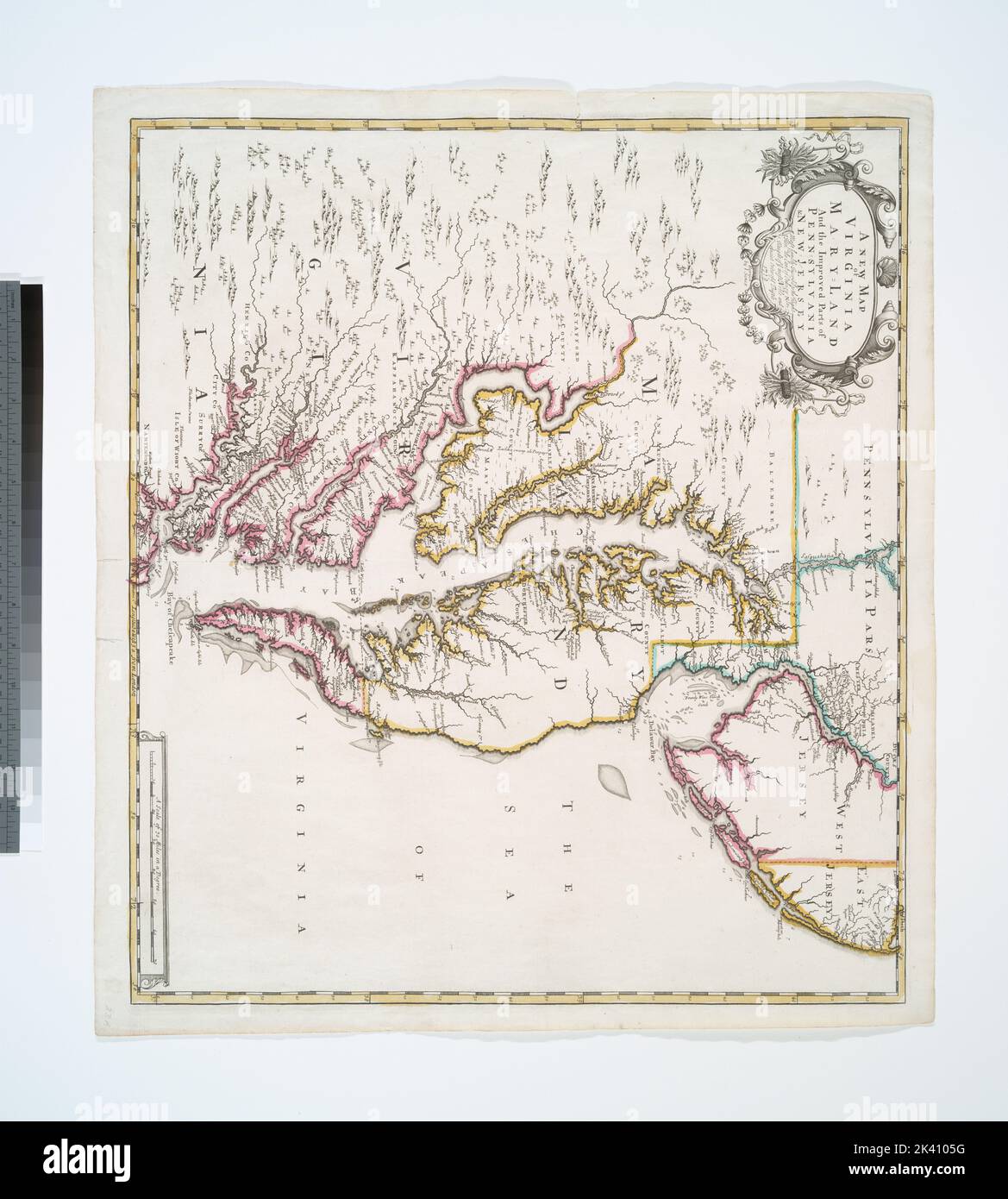 A new map of Virginia, Mary-land and the improved parts of Penn ...