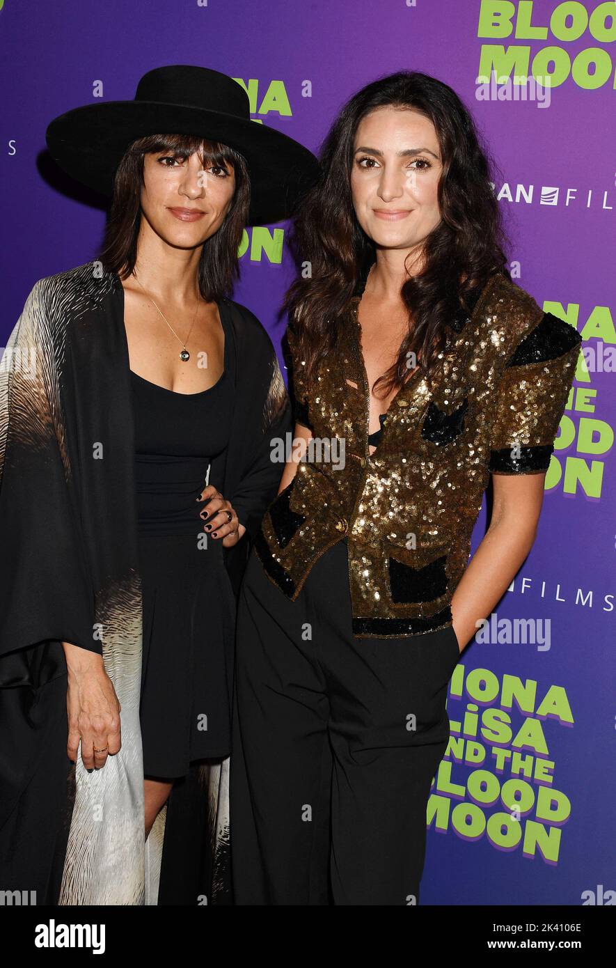 Hollywood, Ca. 28th Sep, 2022. (L-R) Director/Writer Ana Lily Amirpour ...