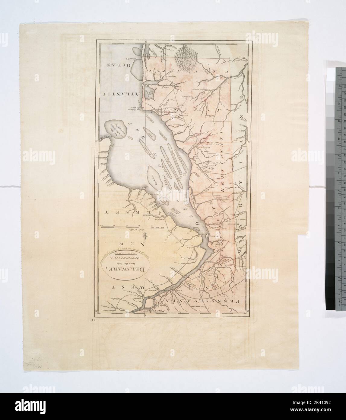Delaware, from the best authorities Cartographic. Maps. 1800. Lionel ...