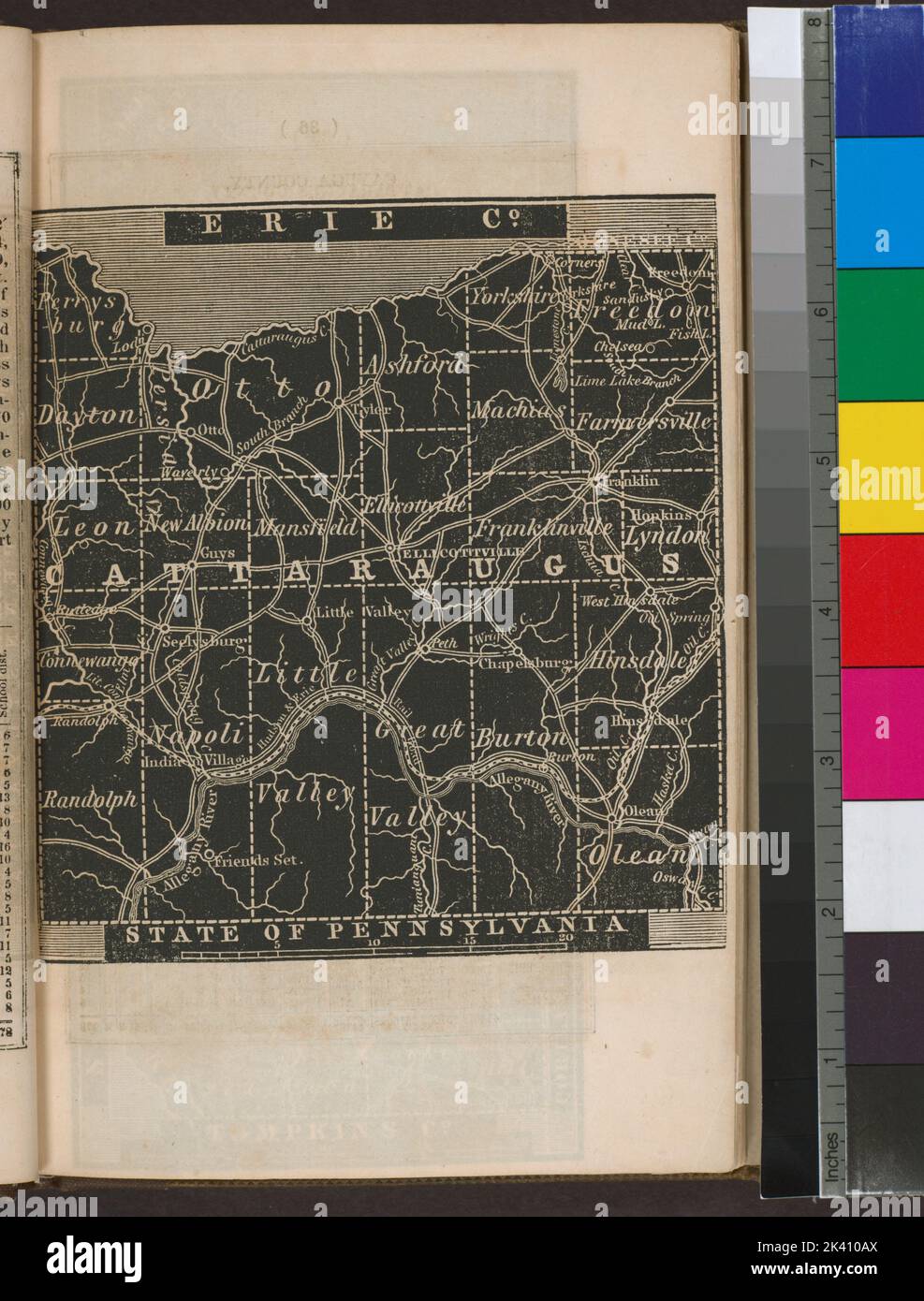 Cattaraugus County. Cartographic. Atlases, Maps. 1838. Lionel Pincus ...