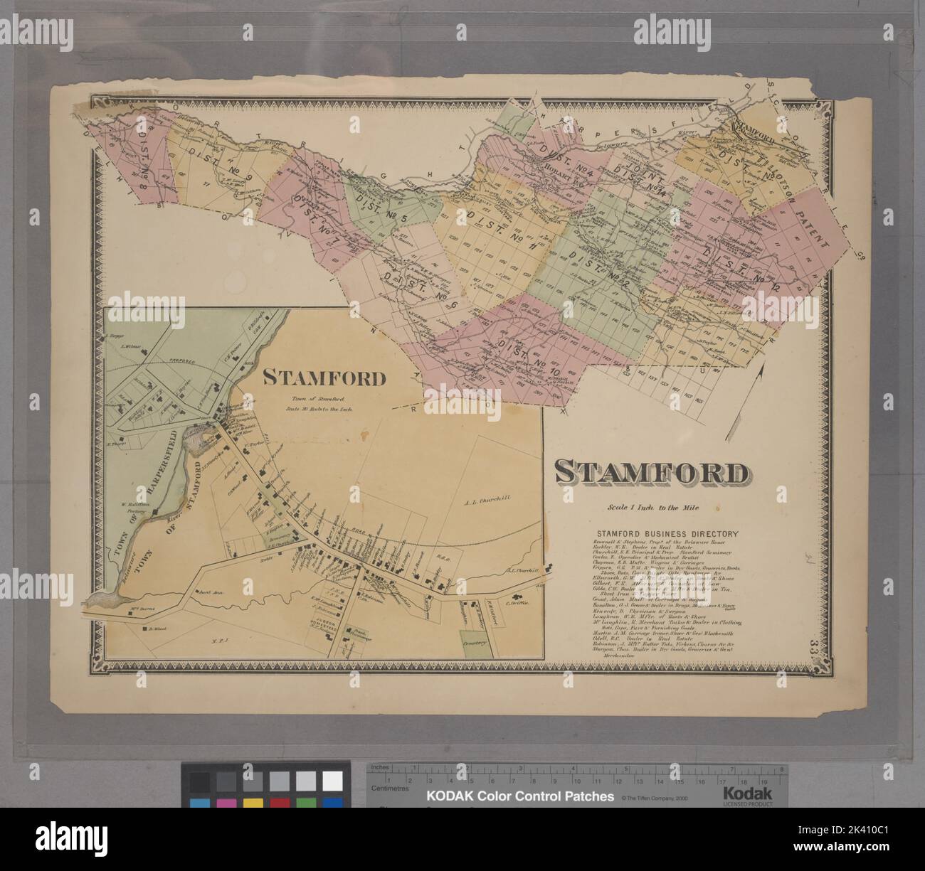 Stamford map hi-res stock photography and images - Alamy