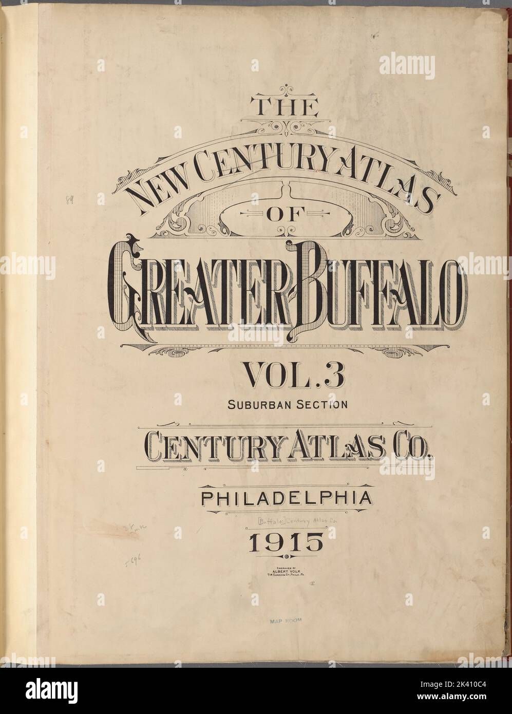 The new century atlas of Greater Buffalo. Vol. 3. Suburban Section ...