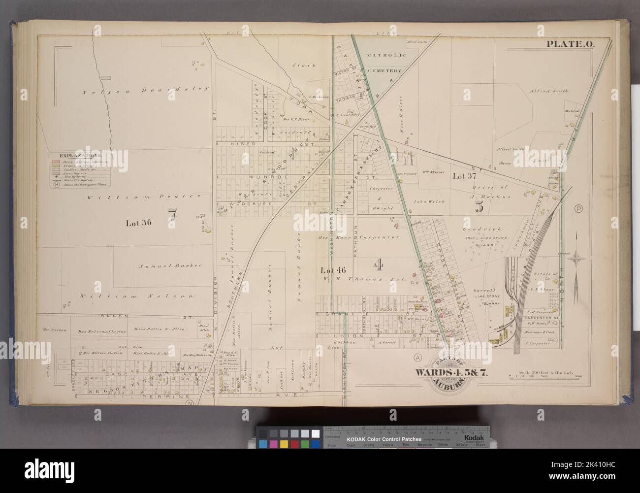 Parts of the City Auburn. Wards 4.5& 7. Cartographic. Atlases, Maps ...