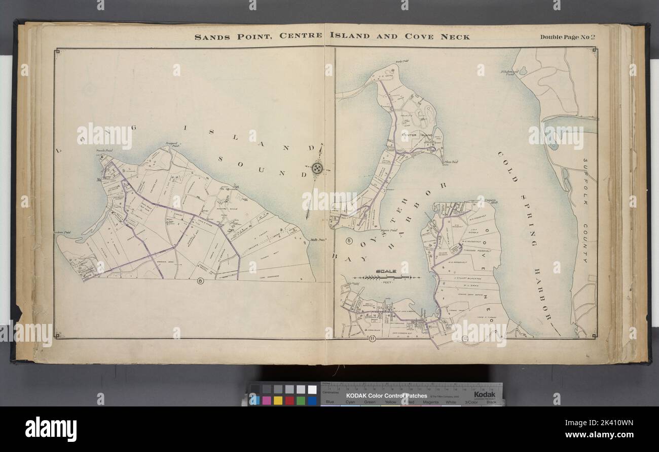 Sand Point, Centre Island and Cove Neck Cartographic. Atlases, Maps ...