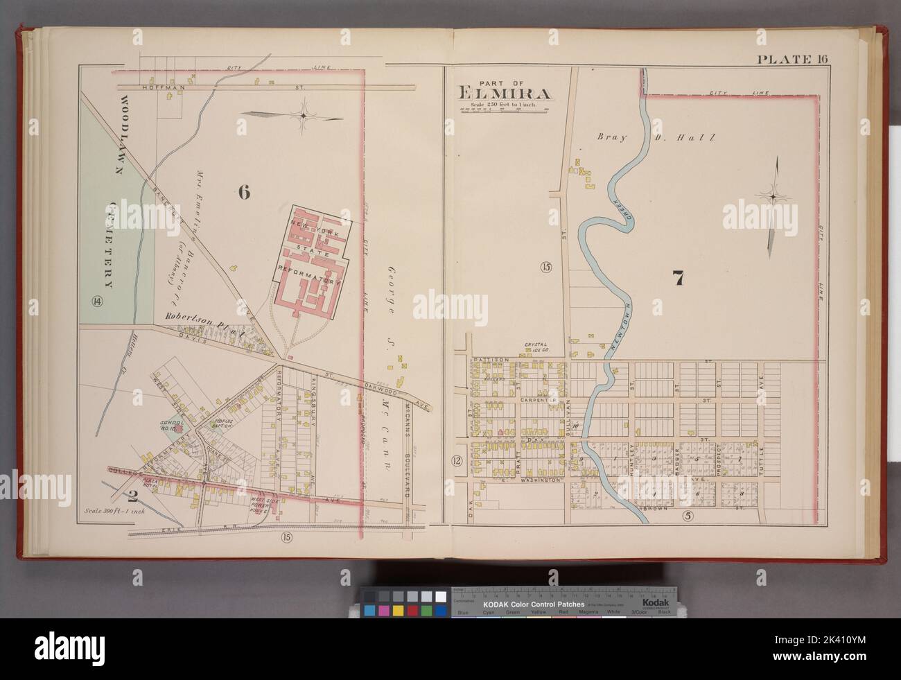 Map of elmira hi-res stock photography and images - Alamy