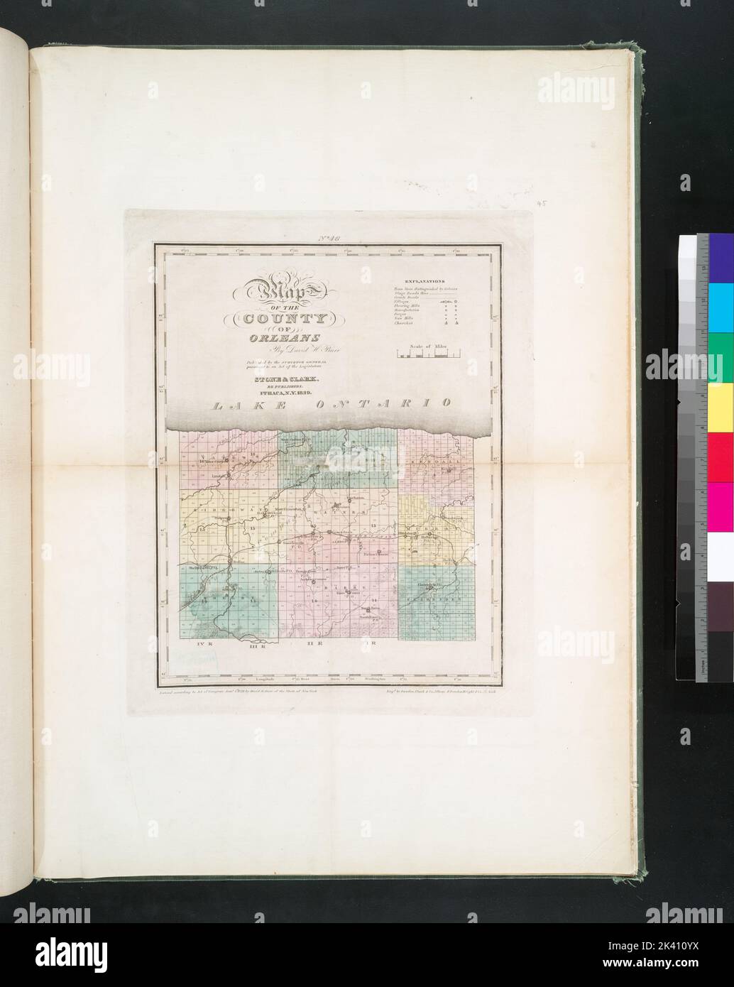 Map of the county of Orleans 1829 - 1839. Cartographic. Atlases, Maps ...