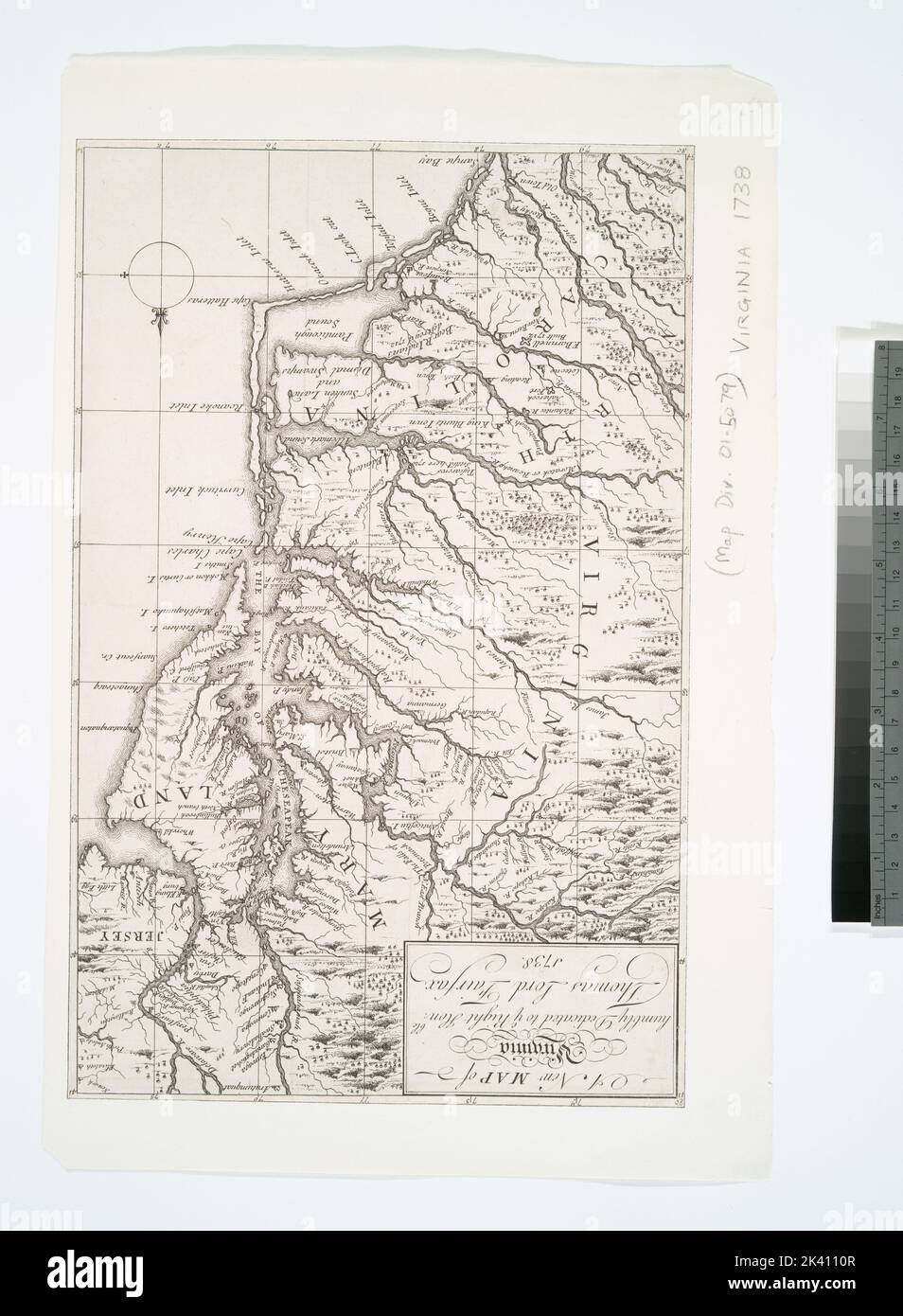 A new map of Virginia Richardson, Samuel, 1689-1761. Cartographic. Maps ...