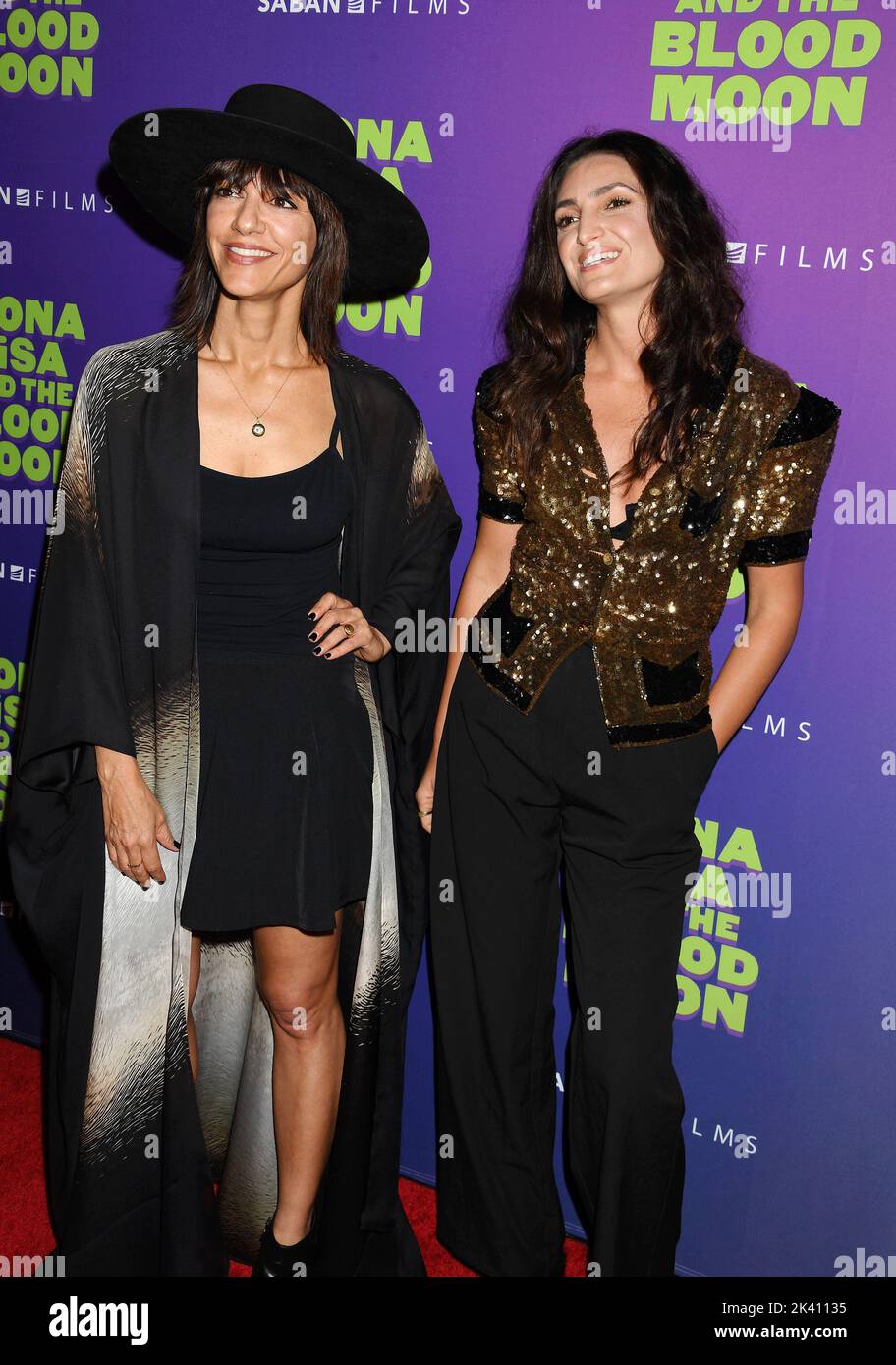 HOLLYWOOD, CA - SEPTEMBER 28: (L-R) Director/Writer Ana Lily Amirpour ...