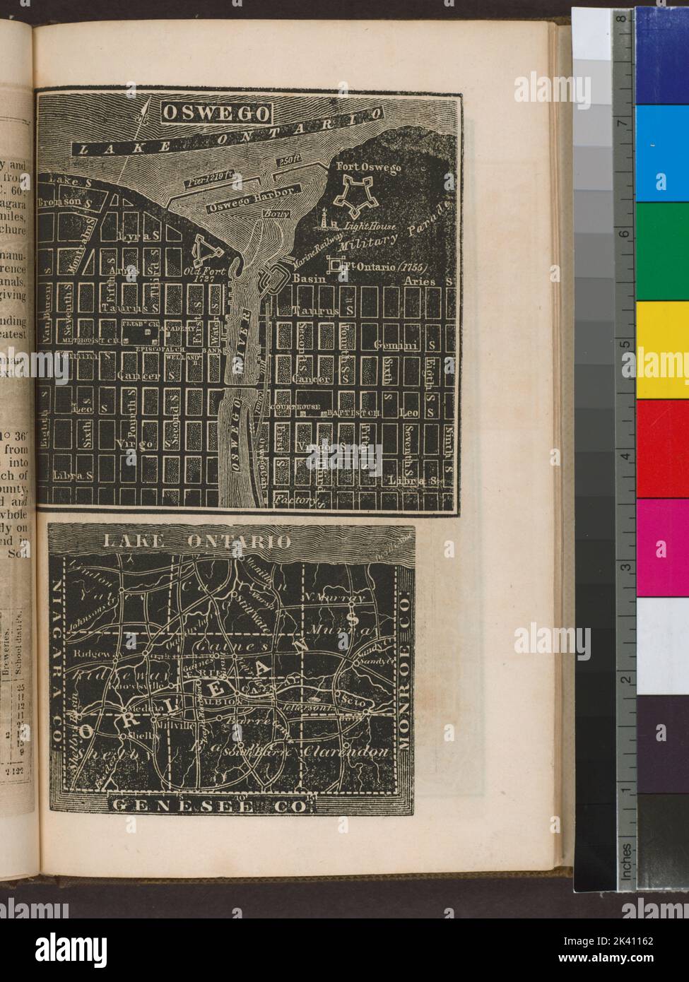 Orleans County. Cartographic. Atlases, Maps. 1838. Lionel Pincus and ...