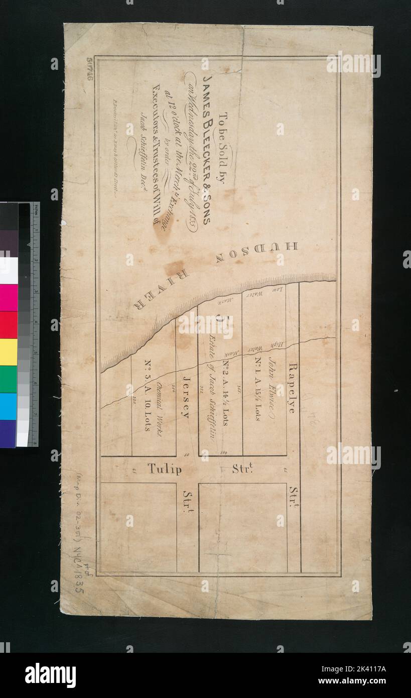 To be sold by James Bleecker & Sons on Wednesday the 22nd of July 1835 ...