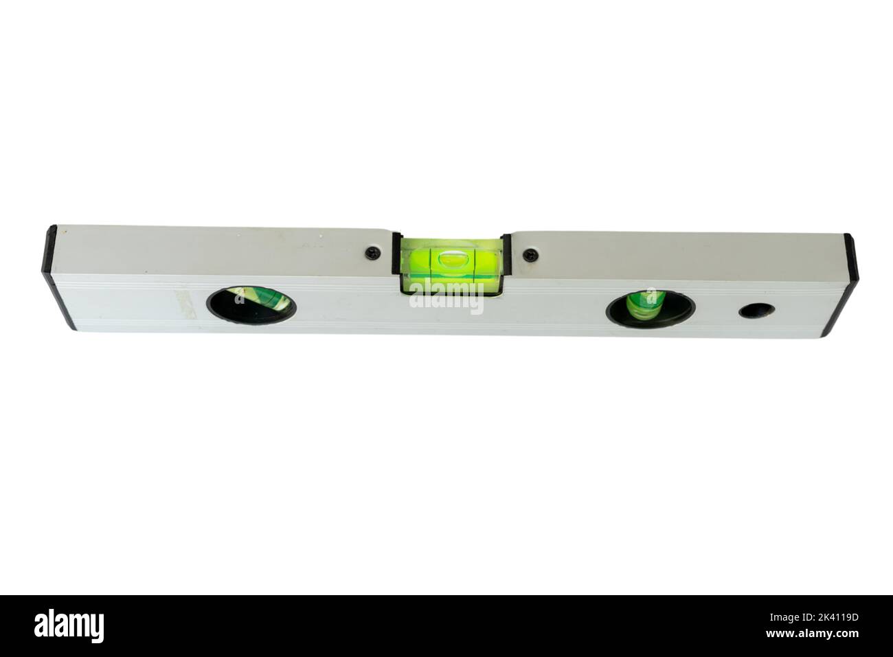Leveling tool on white isolated background Stock Photo - Alamy