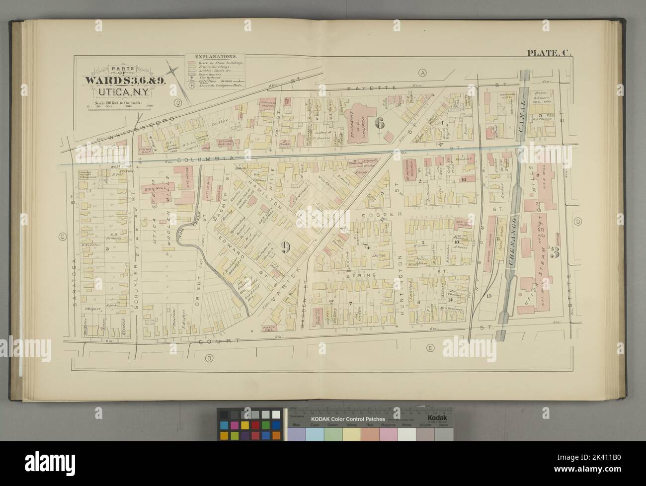 Parts of Wards 3. 6. & 9. Cartographic. Atlases, Maps. 1883. Lionel ...