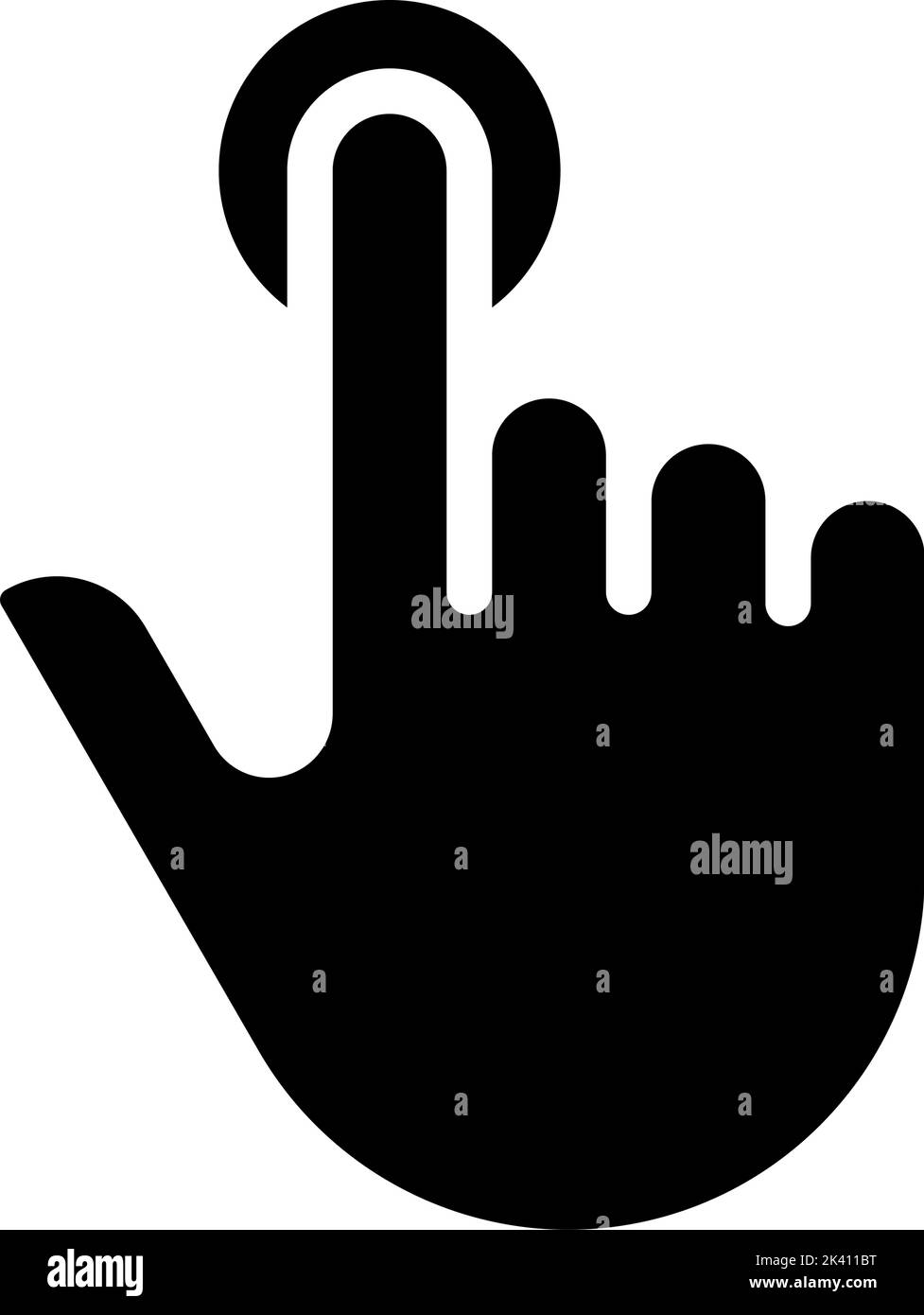 Pointing finger clipart Black and White Stock Photos & Images - Alamy
