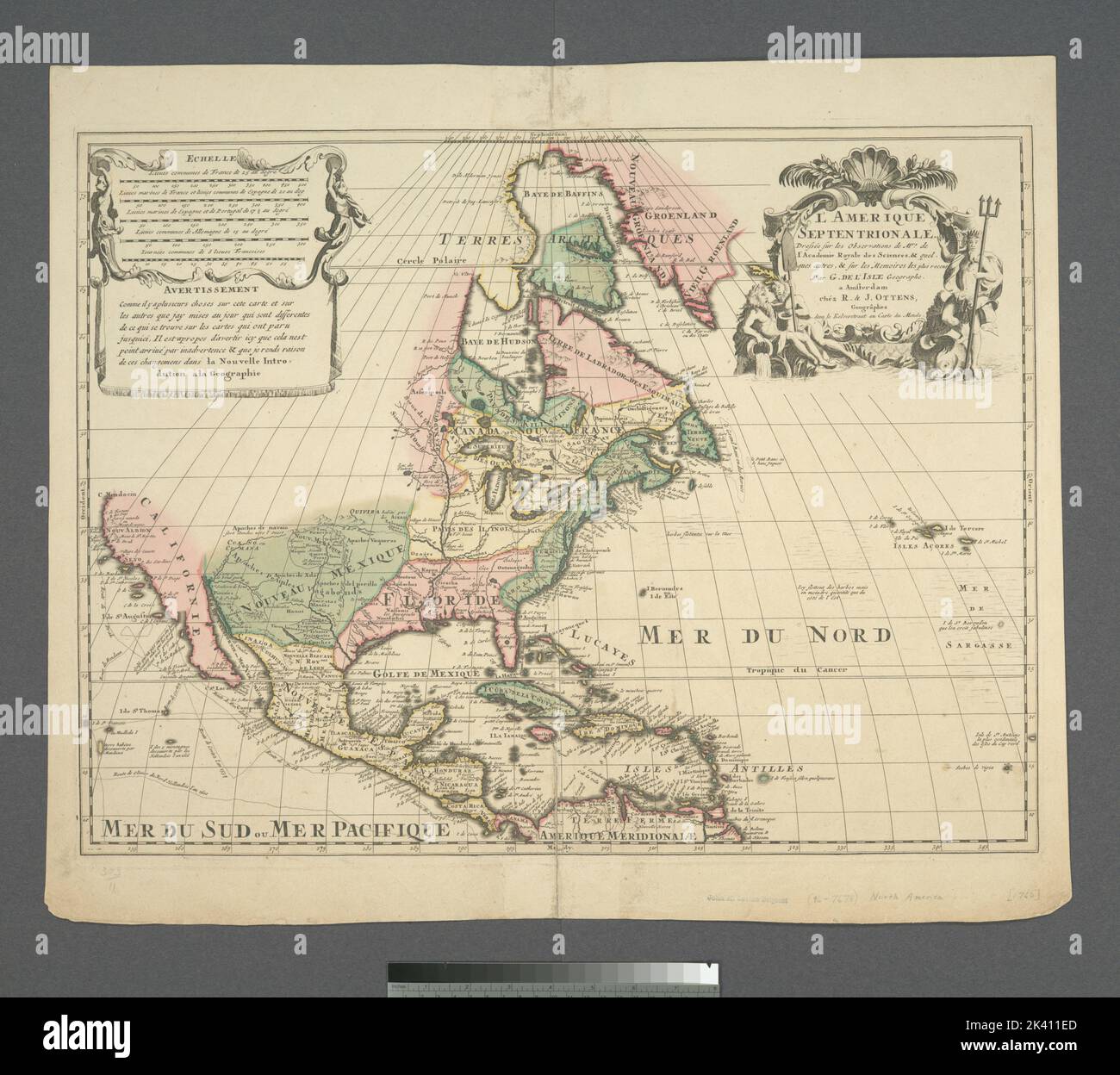 Map by guillaume de lisle 1675 1726 hi-res stock photography and images - Alamy