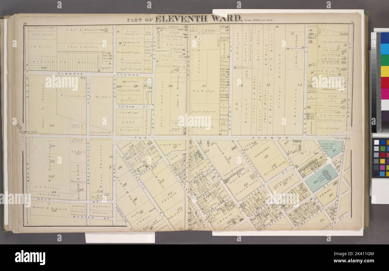 Part of Eleventh Ward. Cartographic. Maps. 1872. Lionel Pincus and ...