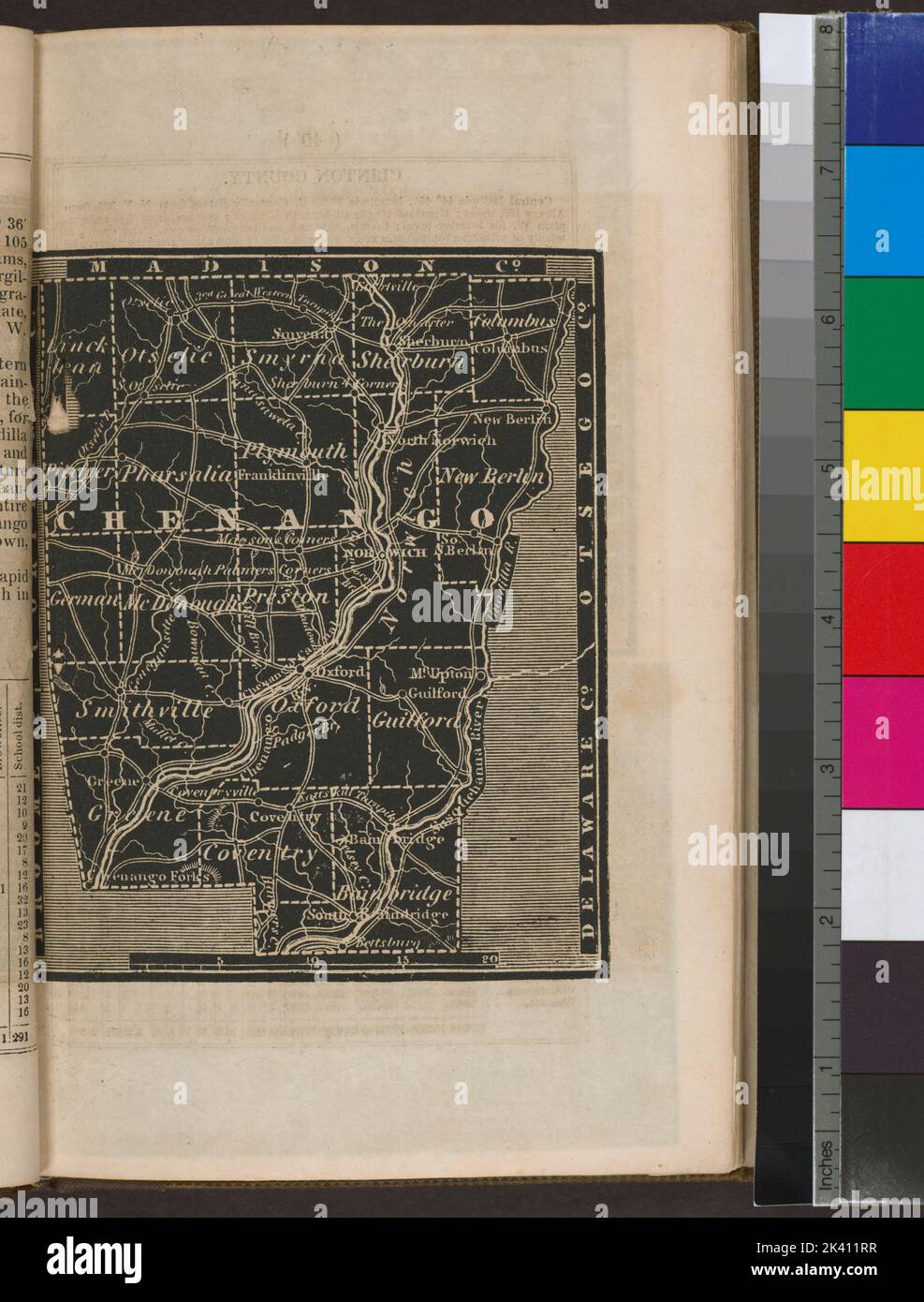 Chenango County. Cartographic. Atlases, Maps. 1838. Lionel Pincus and ...