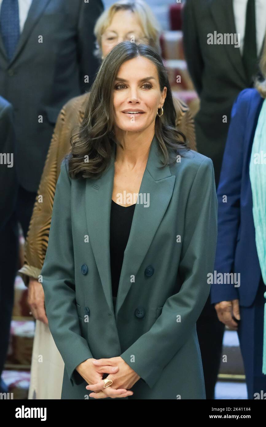 Queen Letizia Of Spain attends a meeting at The Royal Spanish Academy ... Queen Letizia Of Spain attends a meeting at The Royal Spanish Academy ...