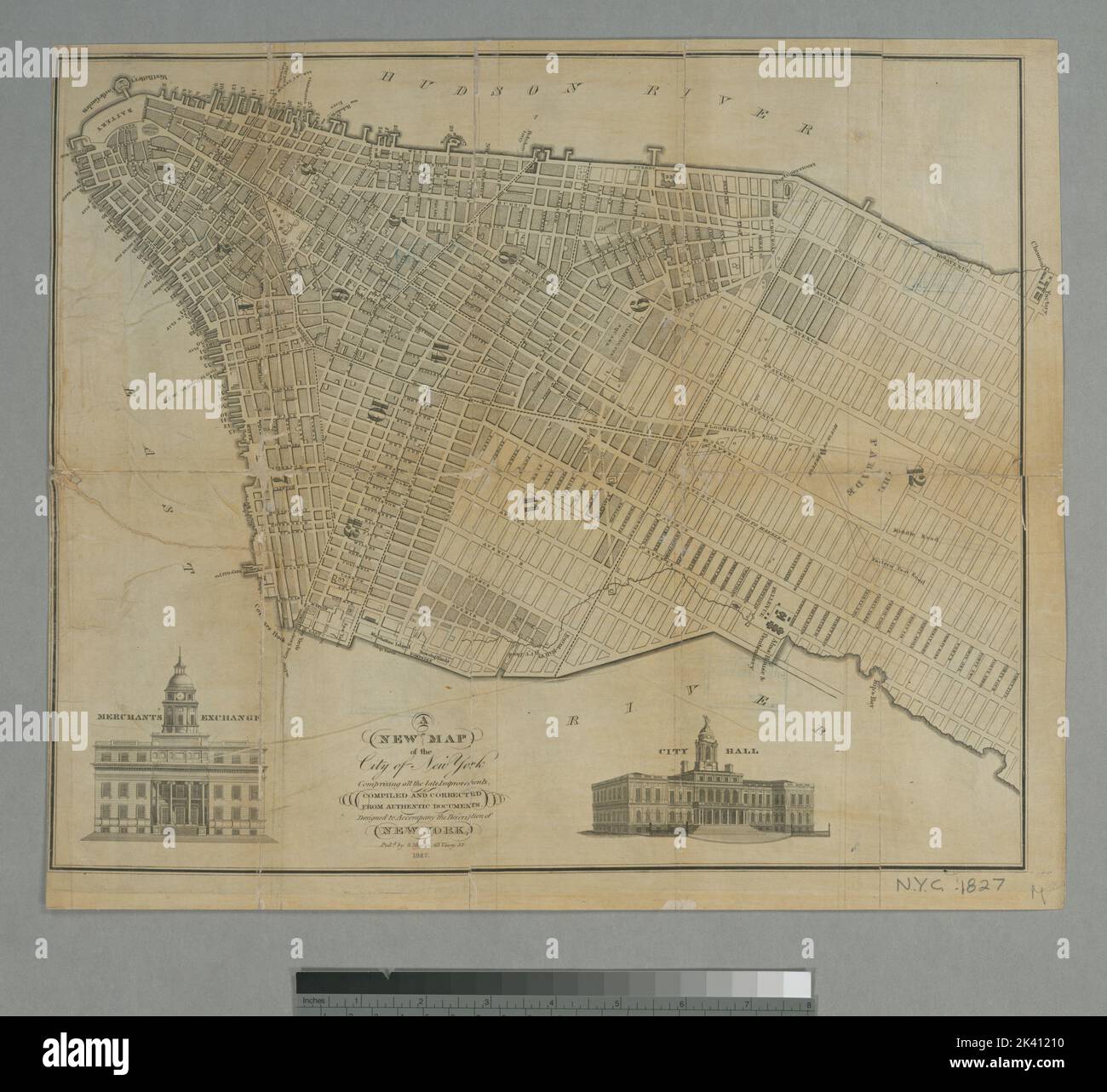 A new map of the city of New York : comprising all the late ...