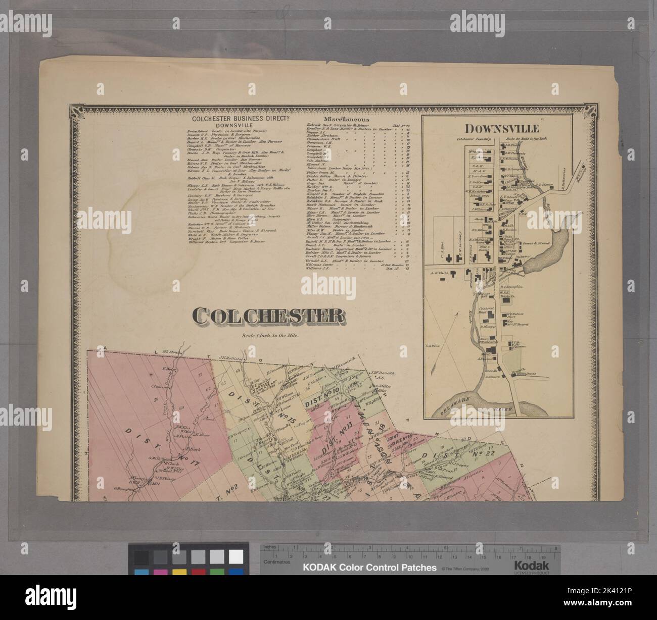 Map of downsville new york hi-res stock photography and images - Alamy