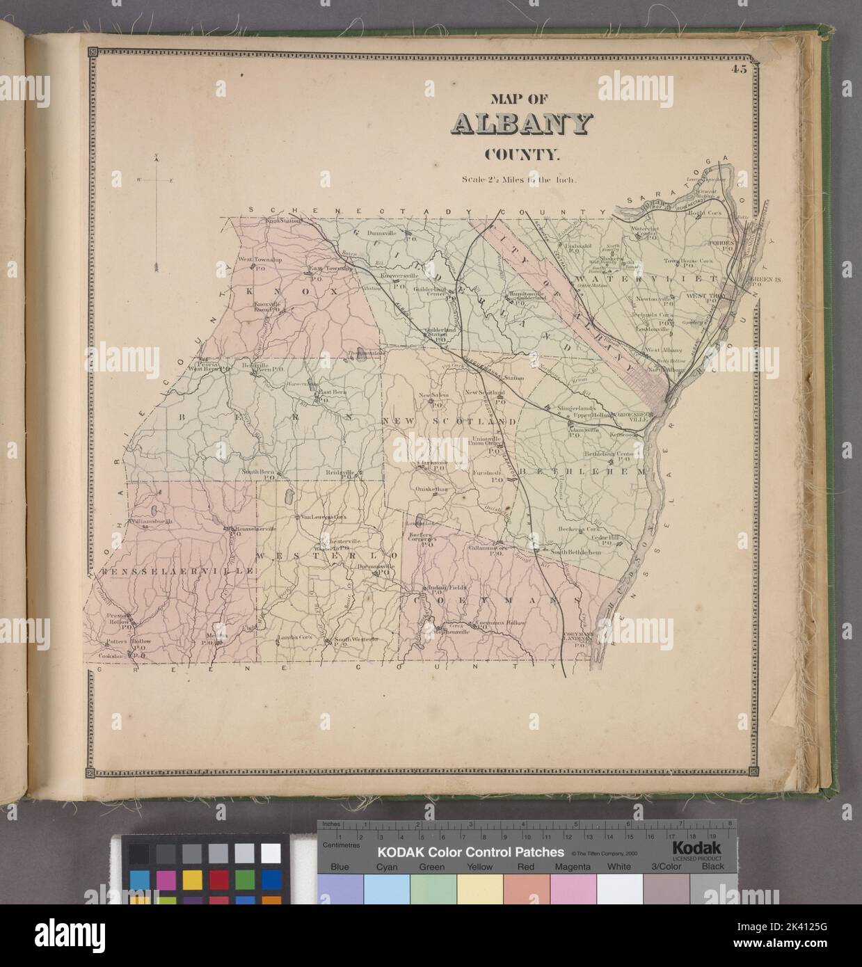 Map of Albany County Cartographic. Atlases, Maps. 1866. Lionel Pincus ...