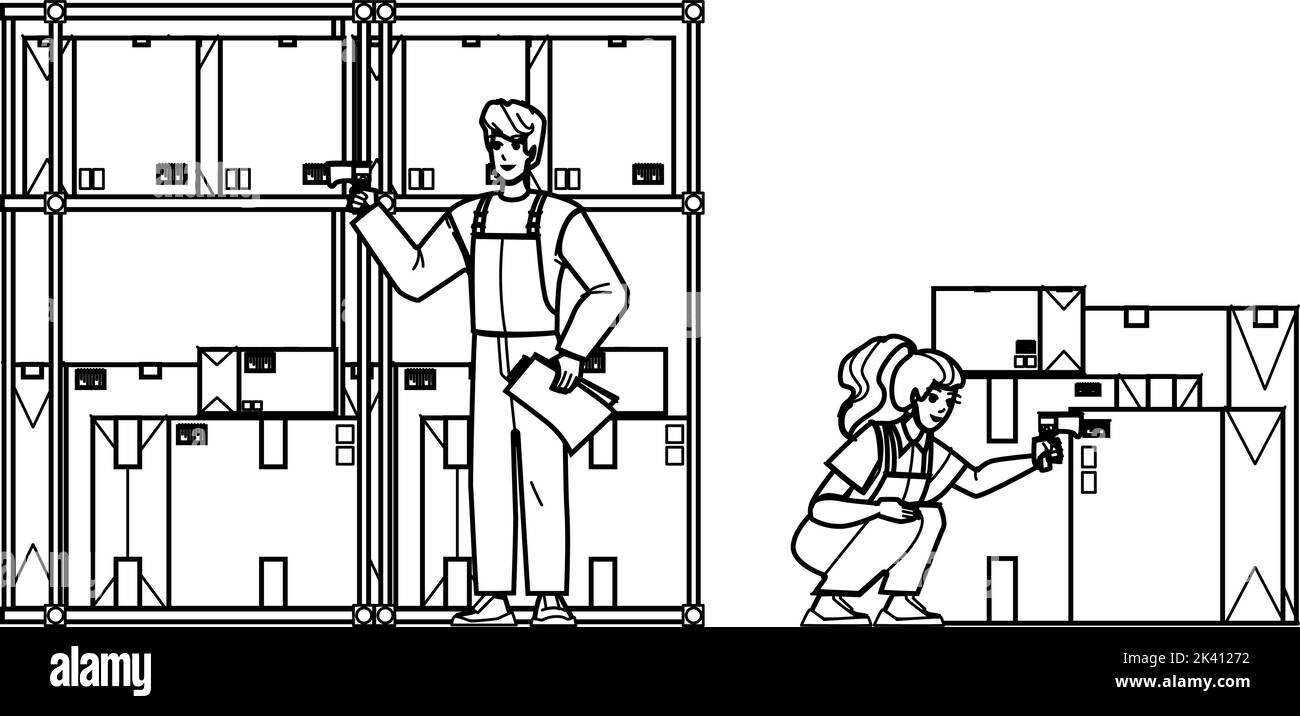 inventory control vector Stock Vector Image & Art - Alamy