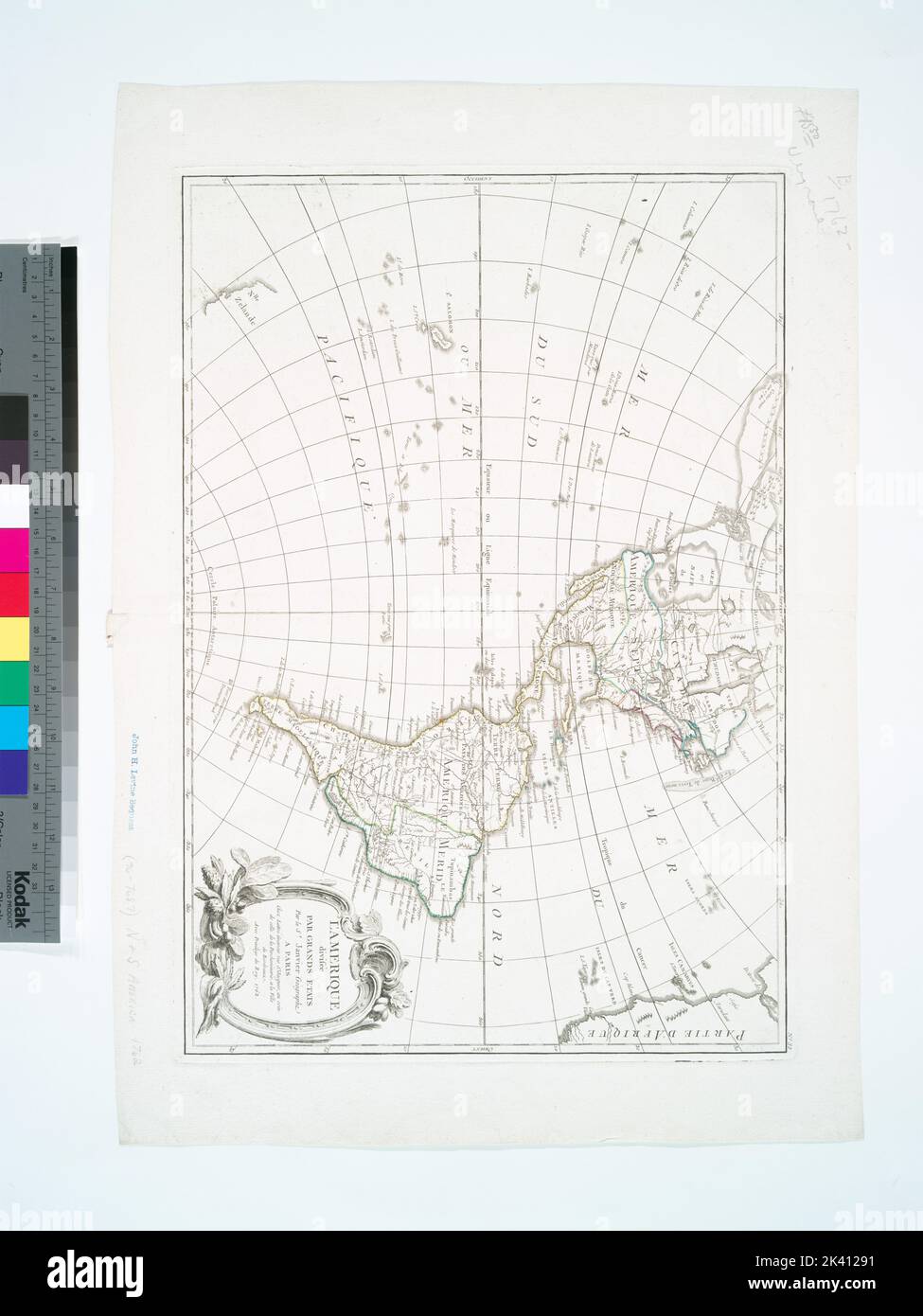 L'Amerique divisée par grands etats Janvier, 1751-1835. Cartographic ...
