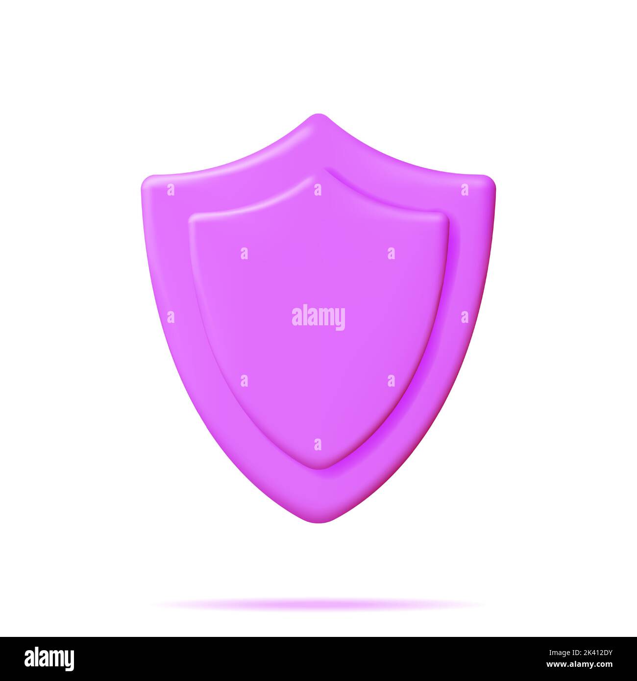 3D Shield Icon Isolated Stock Vector Image & Art - Alamy