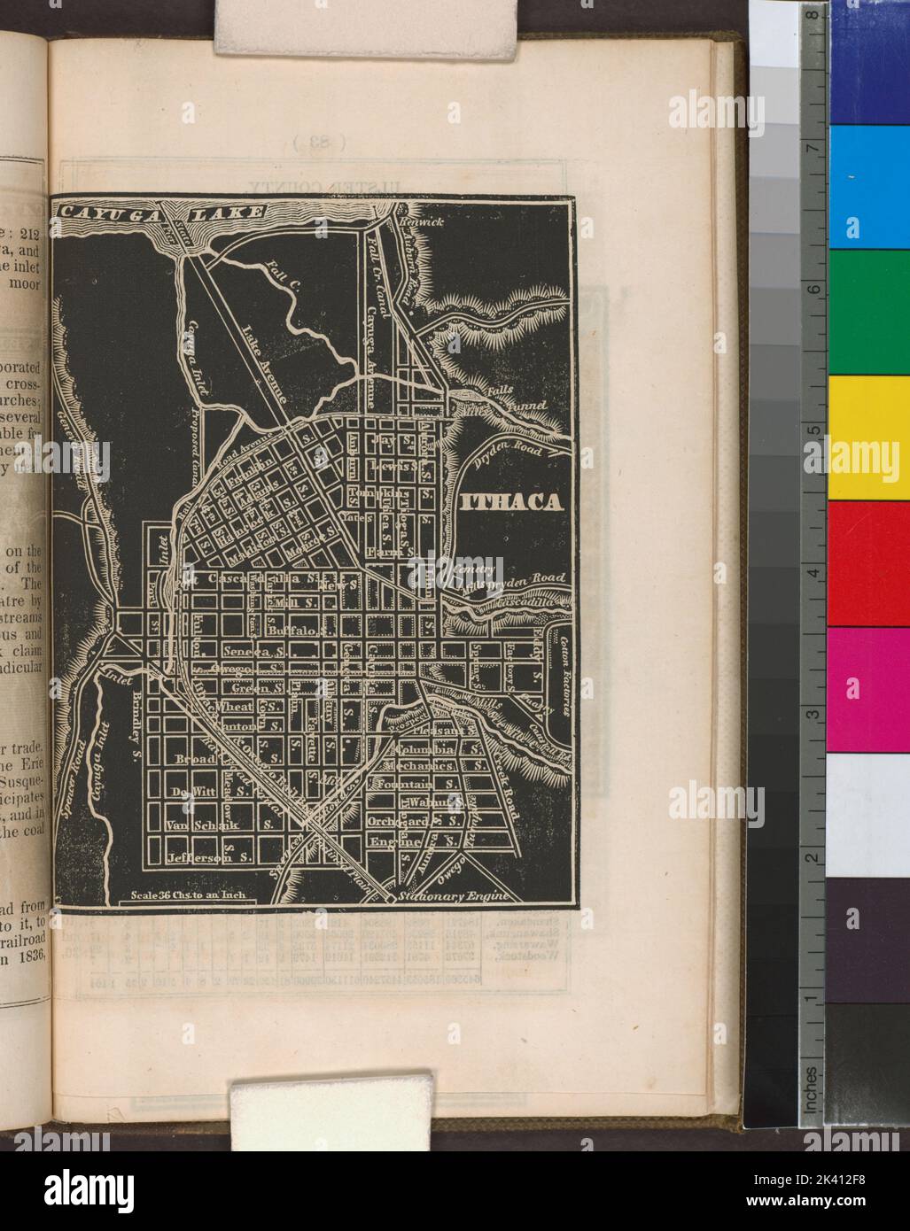 Ithaca Village. Cartographic. Atlases, Maps. 1838. Lionel Pincus and ...