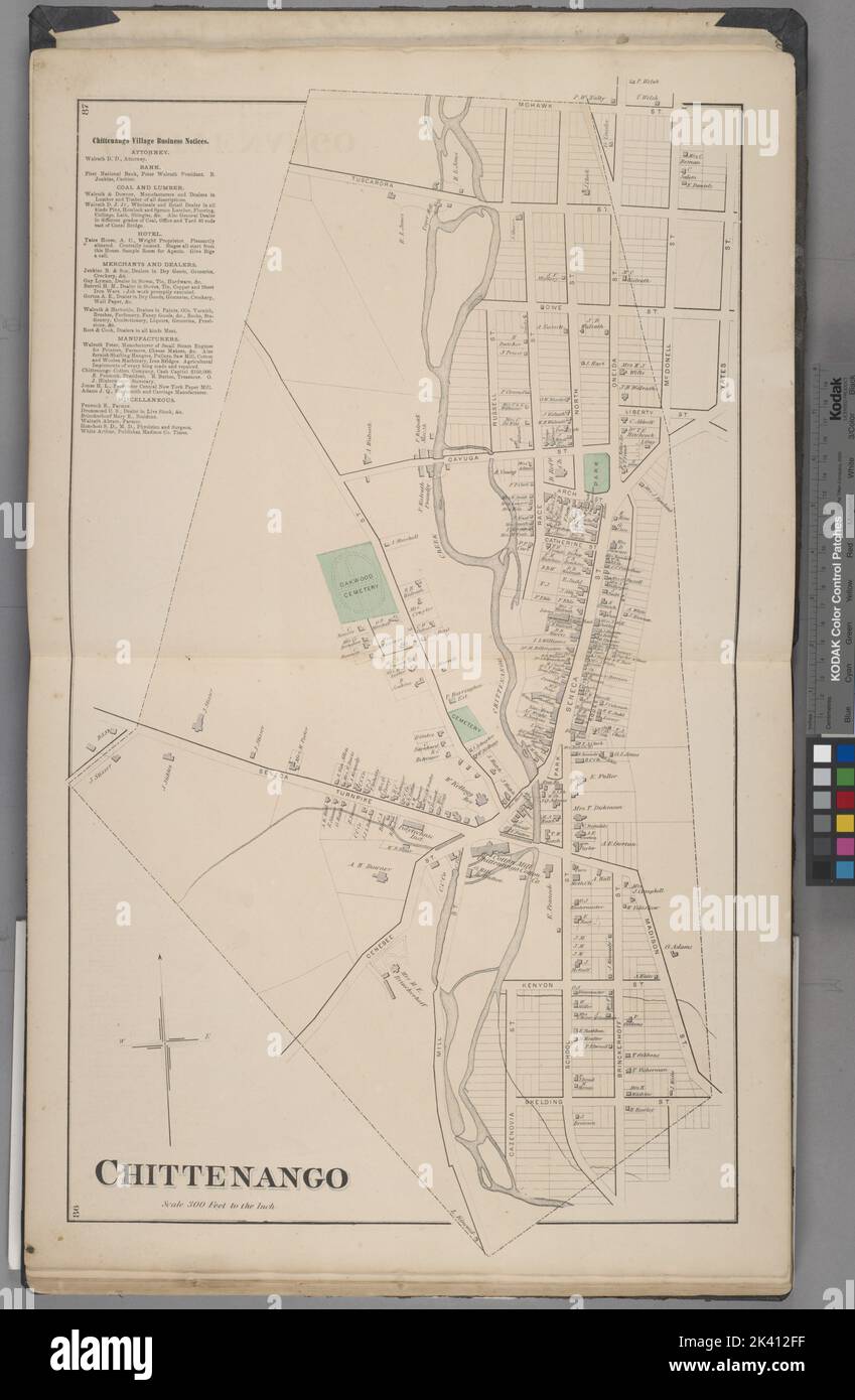 Chittenango Village; Chittenango Business Notices Cartographic. Atlases ...