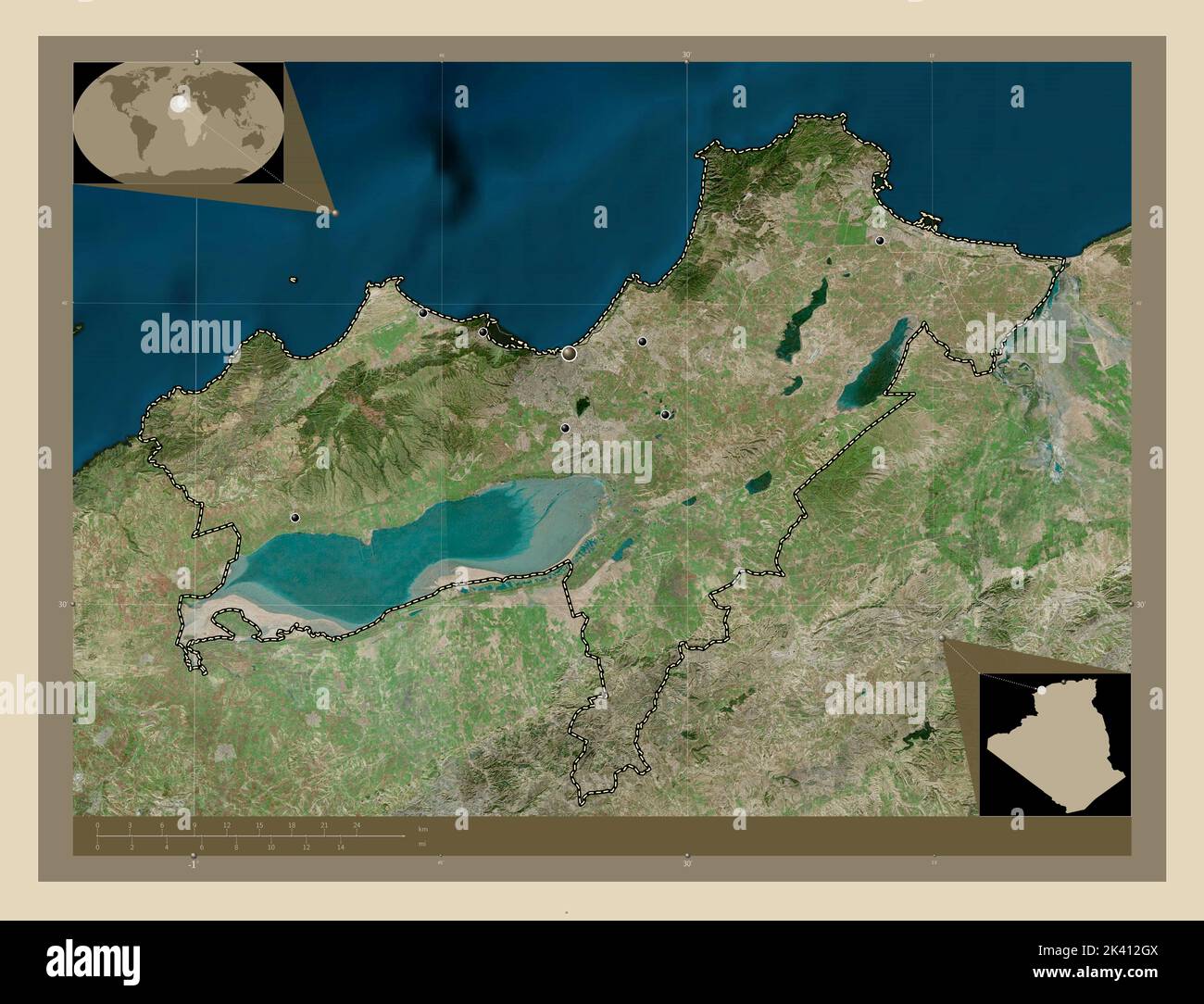 Oran map Stock Vector Images - Alamy