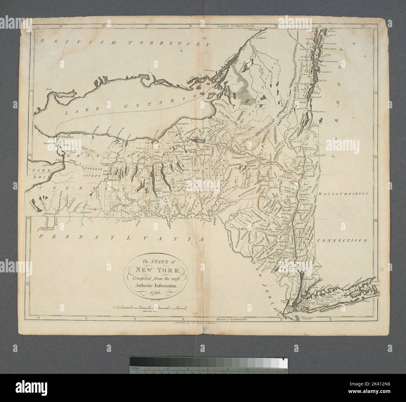 The state of New York, compiled from the most authentic information ...