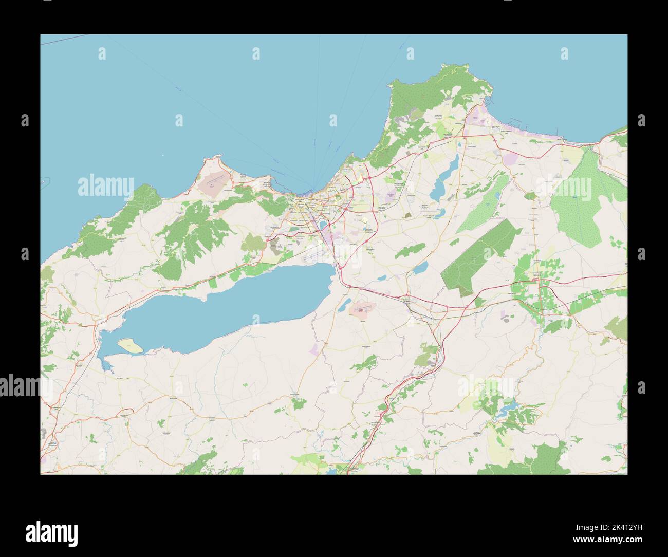 Oran map Stock Vector Images - Alamy