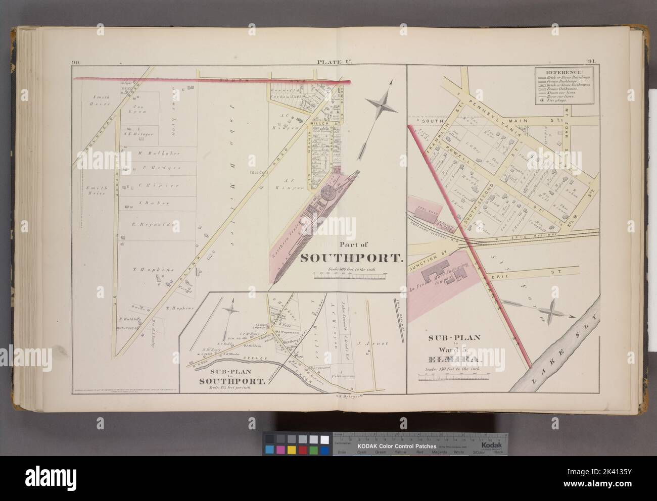 Map of southport hi-res stock photography and images - Alamy