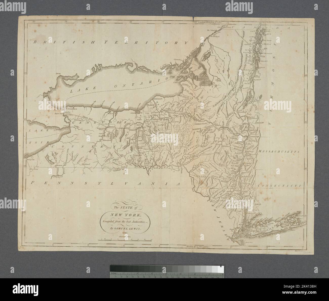The state of New York Cartographic. Maps. 1795. Lionel Pincus and ...