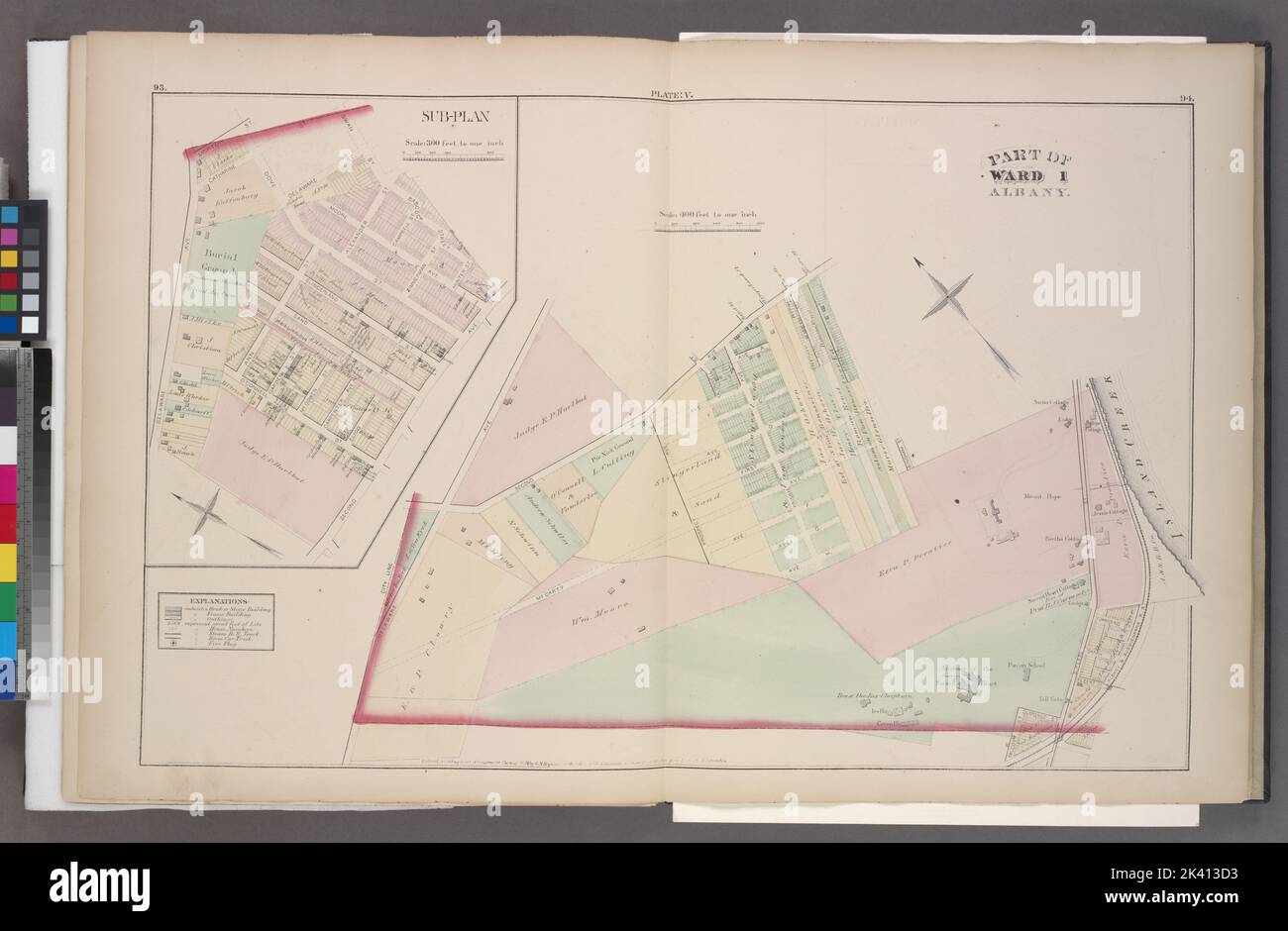 Plate V Cartographic. Atlases, Maps. 1876. Lionel Pincus and Princess ...
