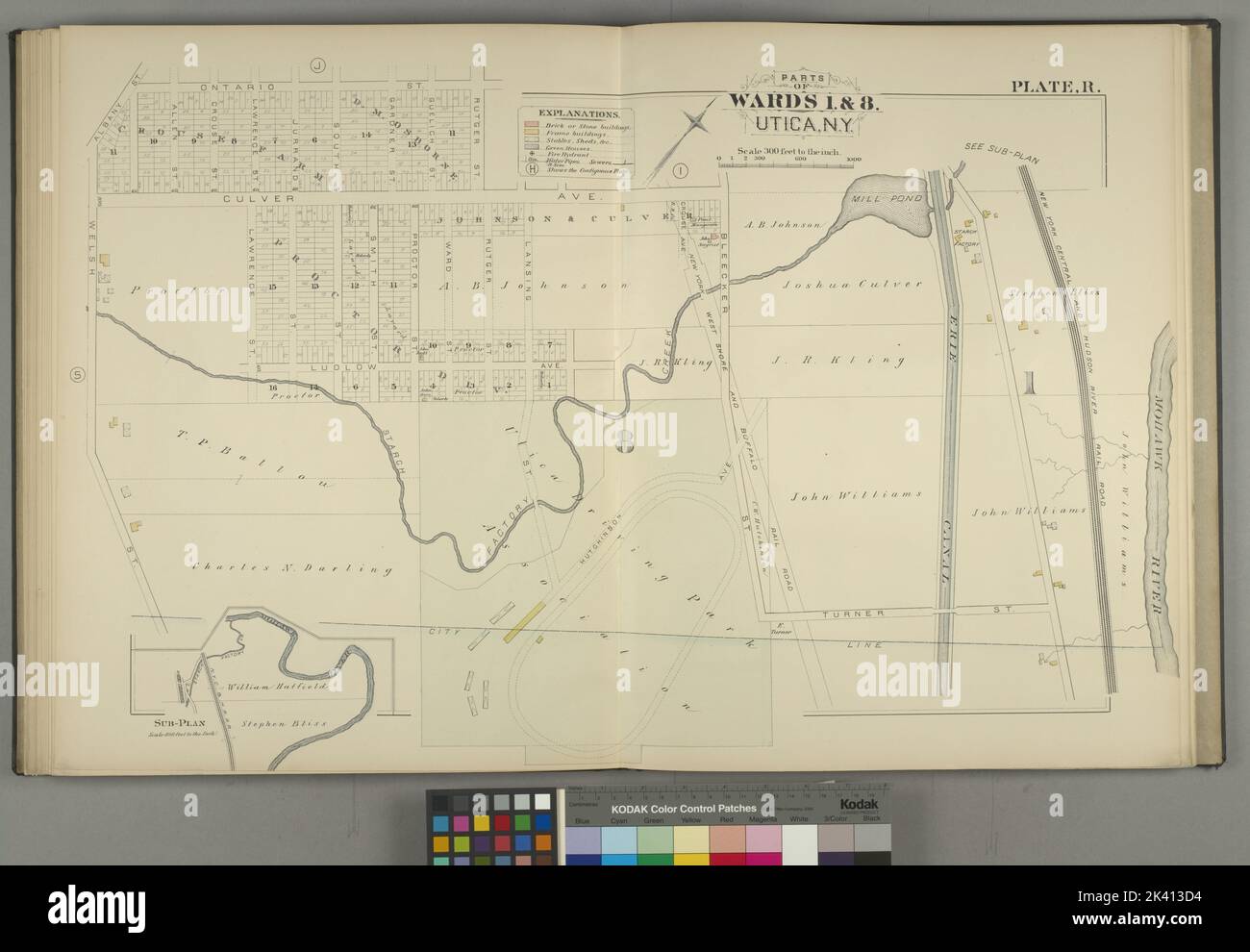 Parts of Wards 1. & 8. Cartographic. Atlases, Maps. 1883. Lionel Pincus ...